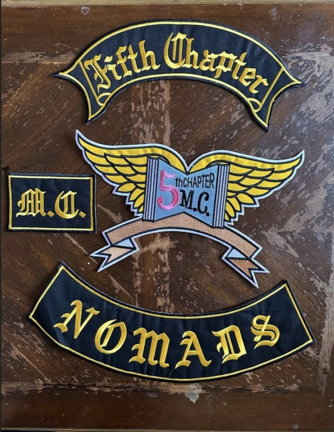 Fifth Chapter Nomads Mc Large Size Iron on for Jacket and Vest 35 Cm - Etsy