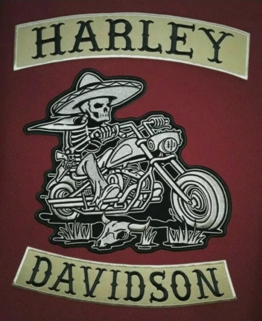 Harley Davidson Black & Tan Rockers Patches - Etsy