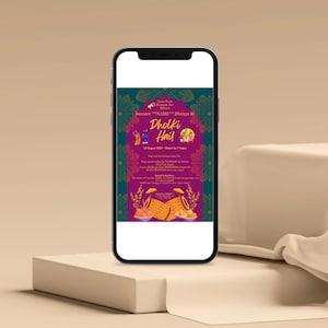 Funny Dholki Invitation | Editable Canva Template | Indian Pakistani ...