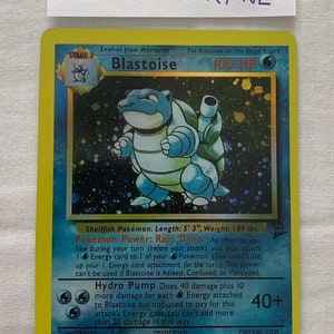 Blastoise / Base Set 2 / 2/130 / 2000 / PROXY TCG Card(s) - Etsy