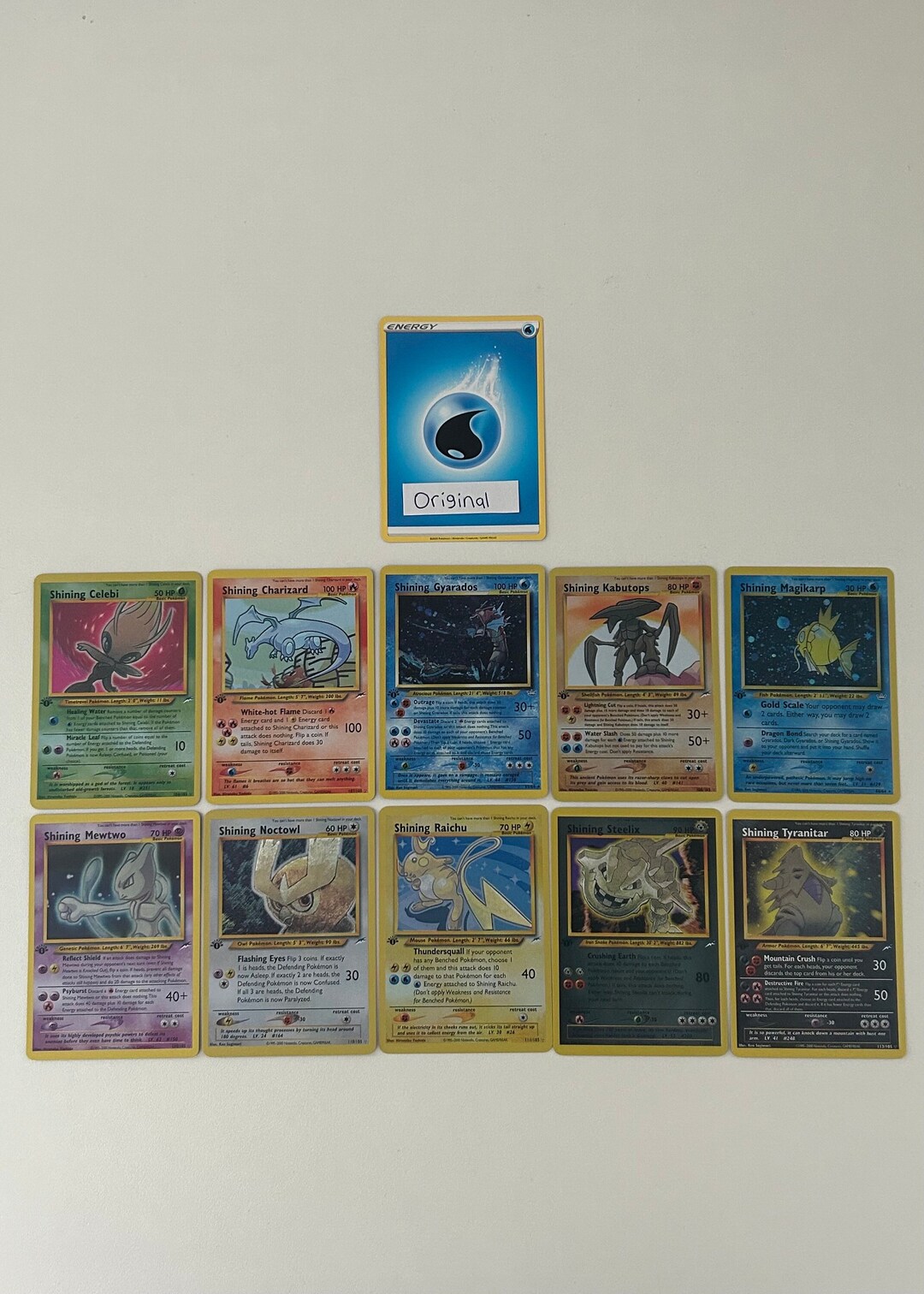 Shining Bundle Neo Sets 1e / Neo Destiny / Neo Revelation / 2001-2002 ...