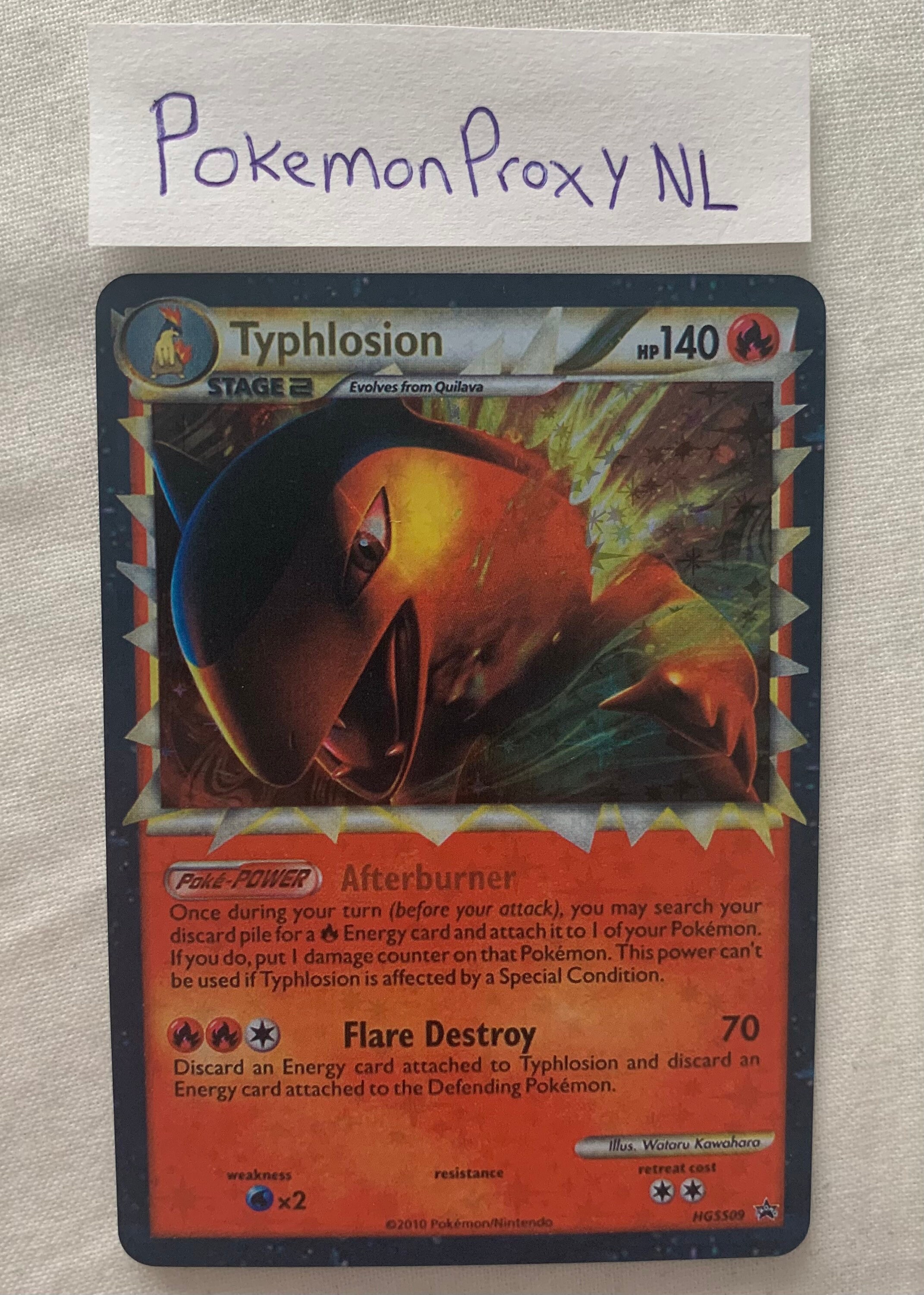 Typhlosion Pokemon Card
