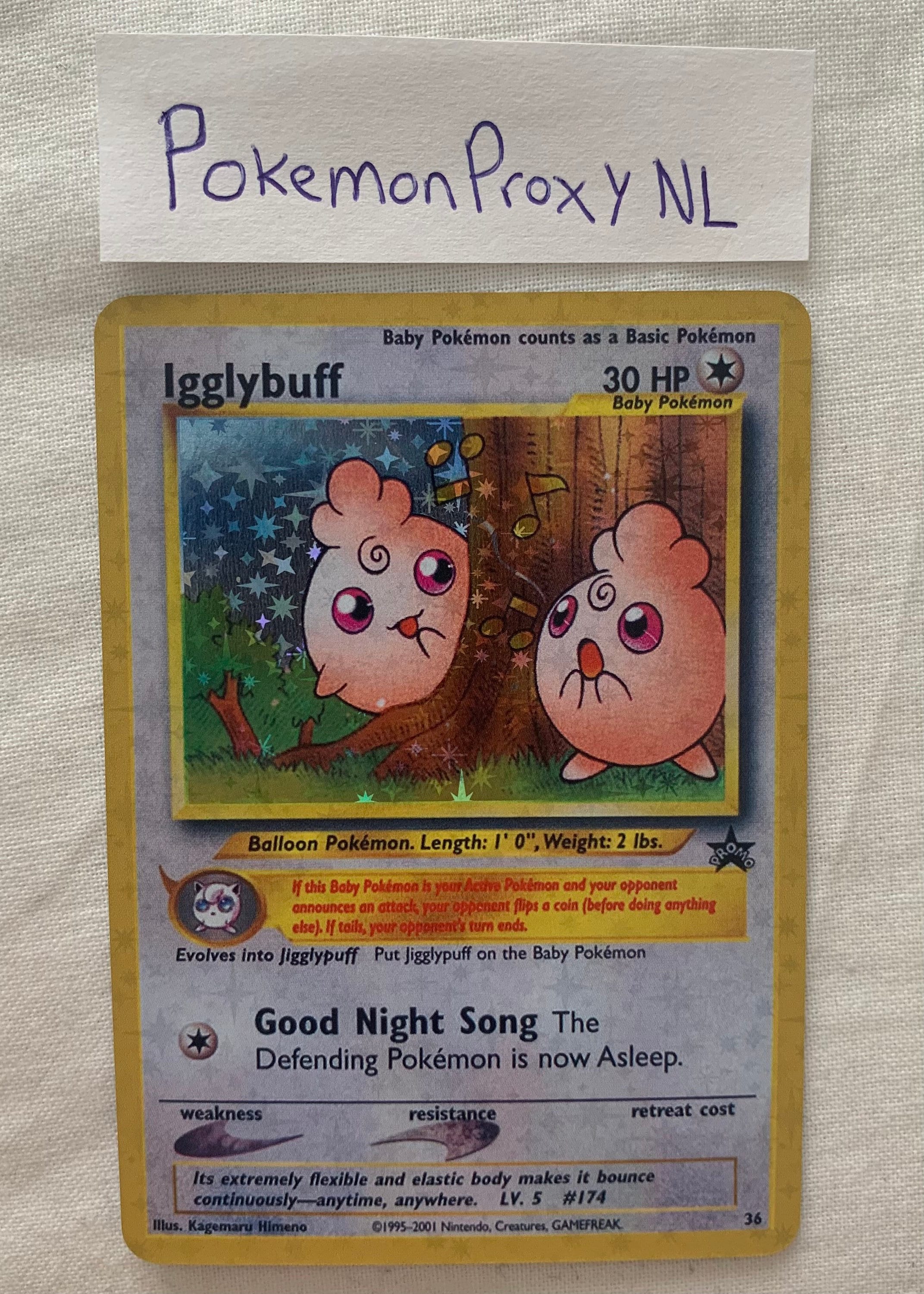Igglybuff Pokemon Card
