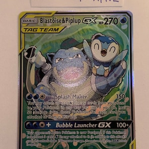 Blastoise & Piplup GX / Cosmic Eclipse / 214/236 - 215/236 - 253/236 ...