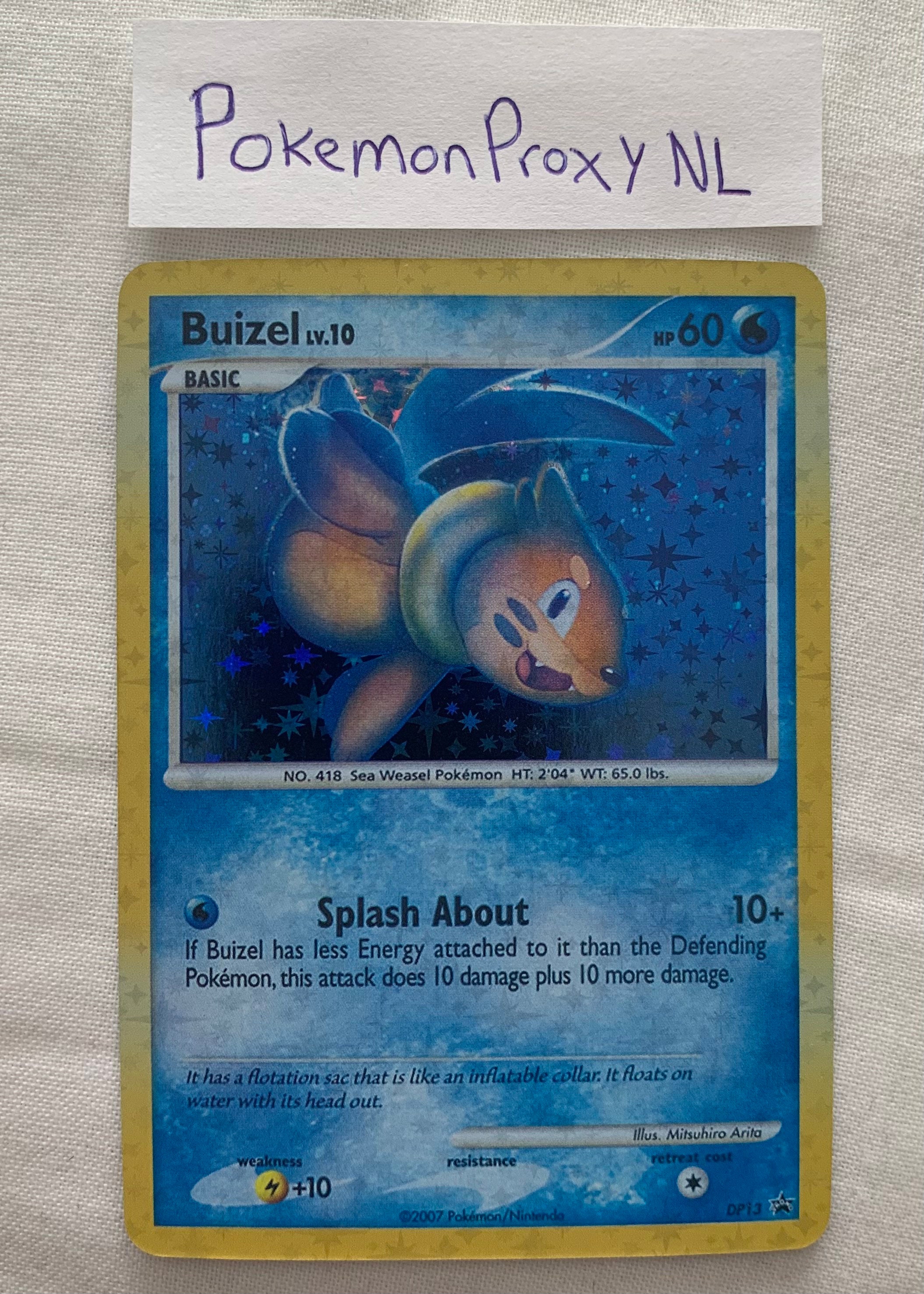 Buizel Pokemon Card