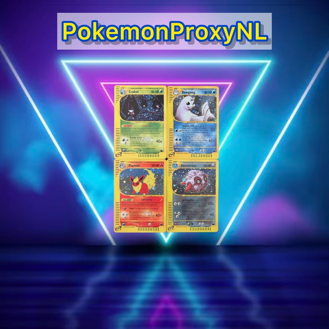 Skyridge Set 2/10 / Crobat H5/H32, Dewgong H6/H32, Flareon H7/H32 ...