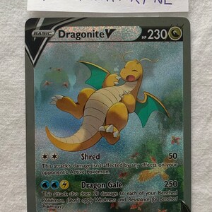 Dragonite V / Evolving Skies / 192/203 / 2021 / PROXY Pokémon Card(s) - Etsy