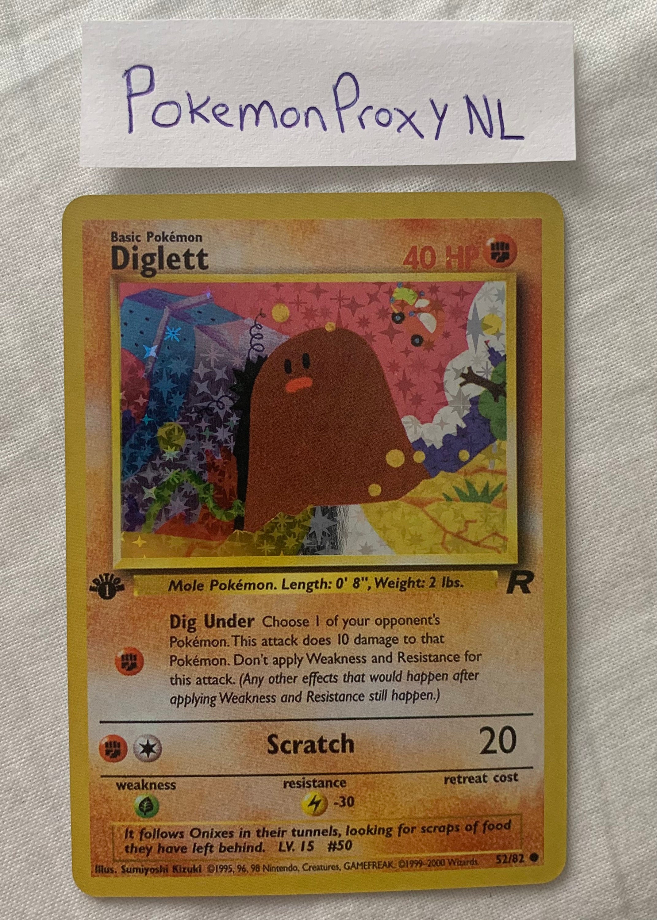 Diglett Pokemon Card