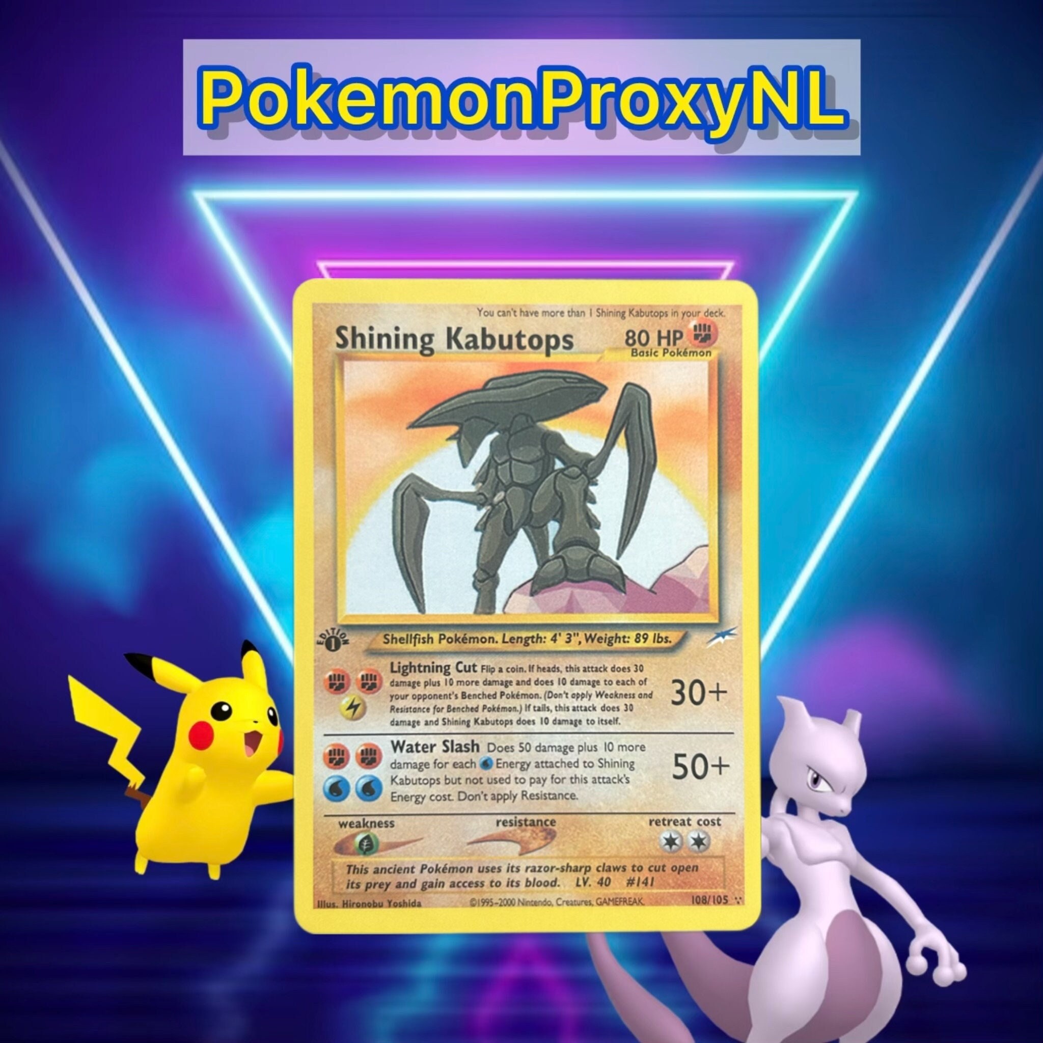 Shiny Kabutops Pokemon