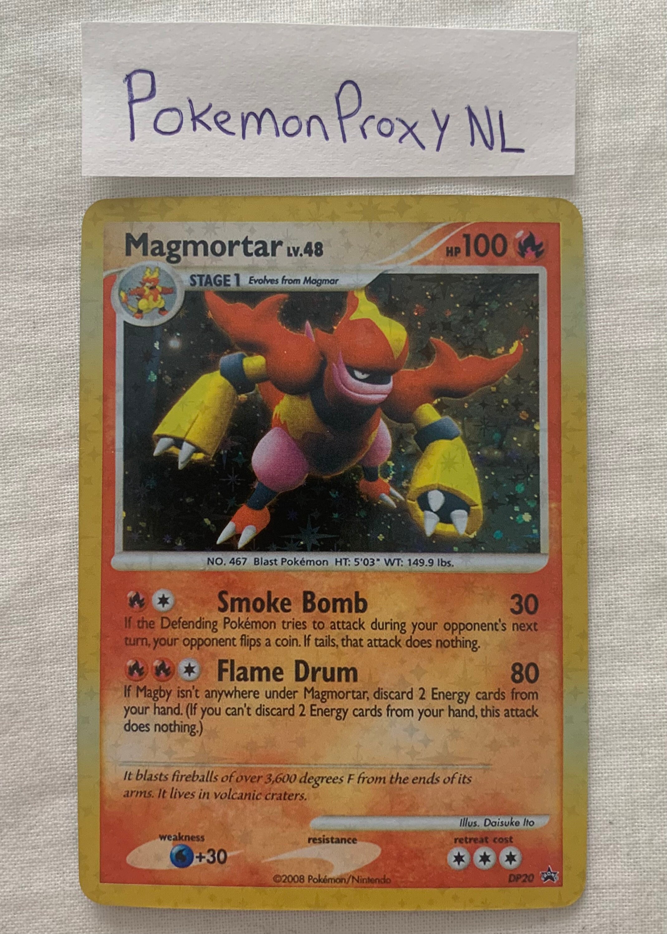 Magmortar Ex Card