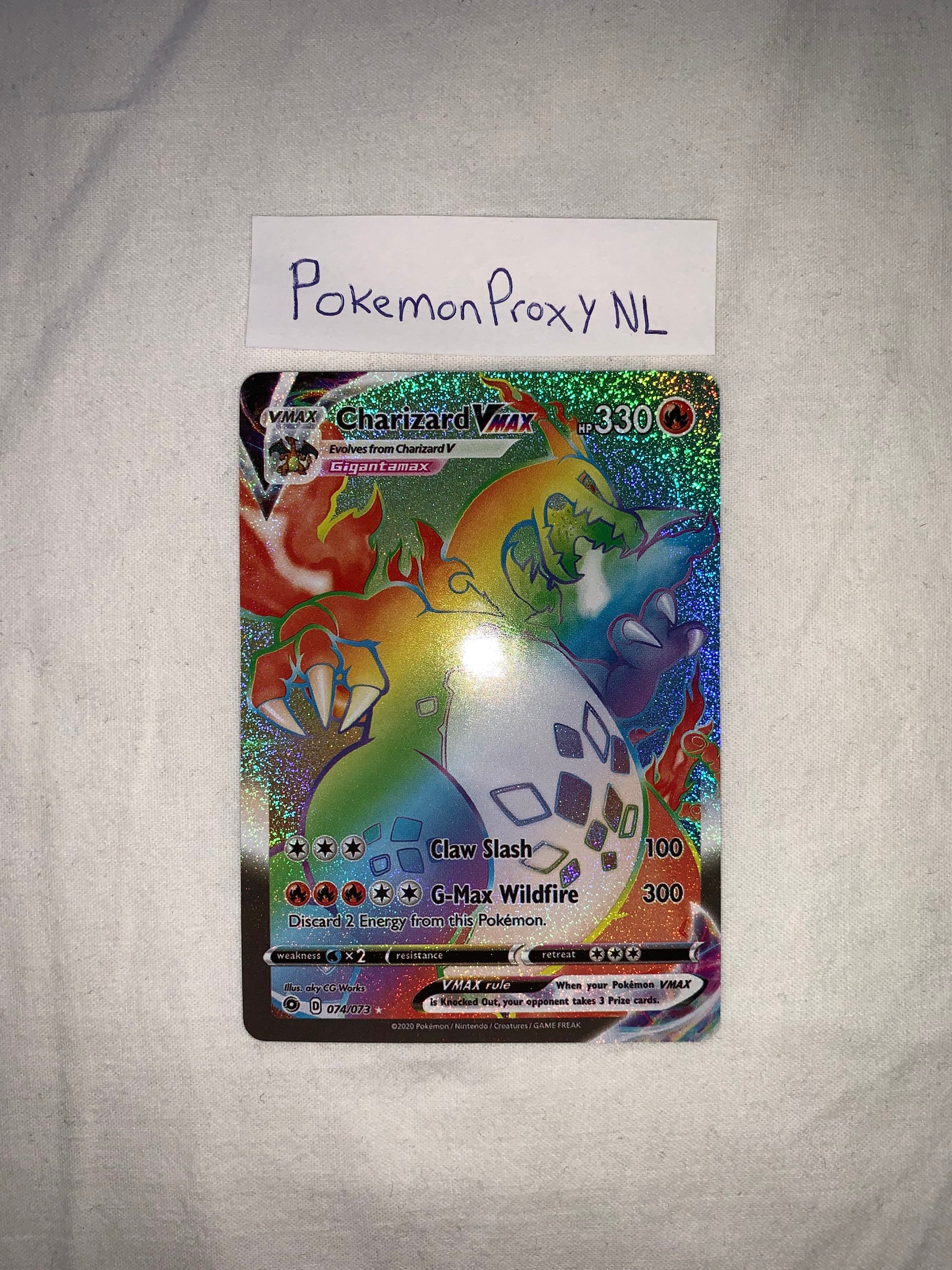 Charizard VMAX rainbow / Champions Path / 074/073 / 2020 / - Etsy