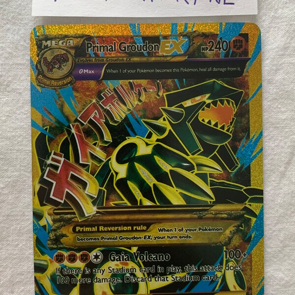 Primal Groudon - Etsy