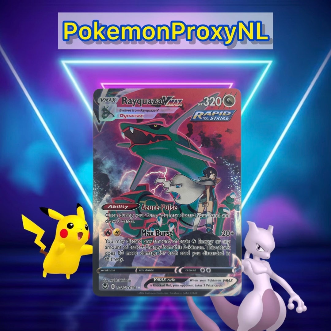 Rayquaza VMAX / Silver Tempest / TG20/TG30 / 2022 / PROXY TCG Card(s ...