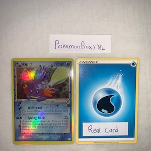 Mudkip gold Star / Team Rocket Returns / 107/109 / 2004 / PROXY Pokémon ...