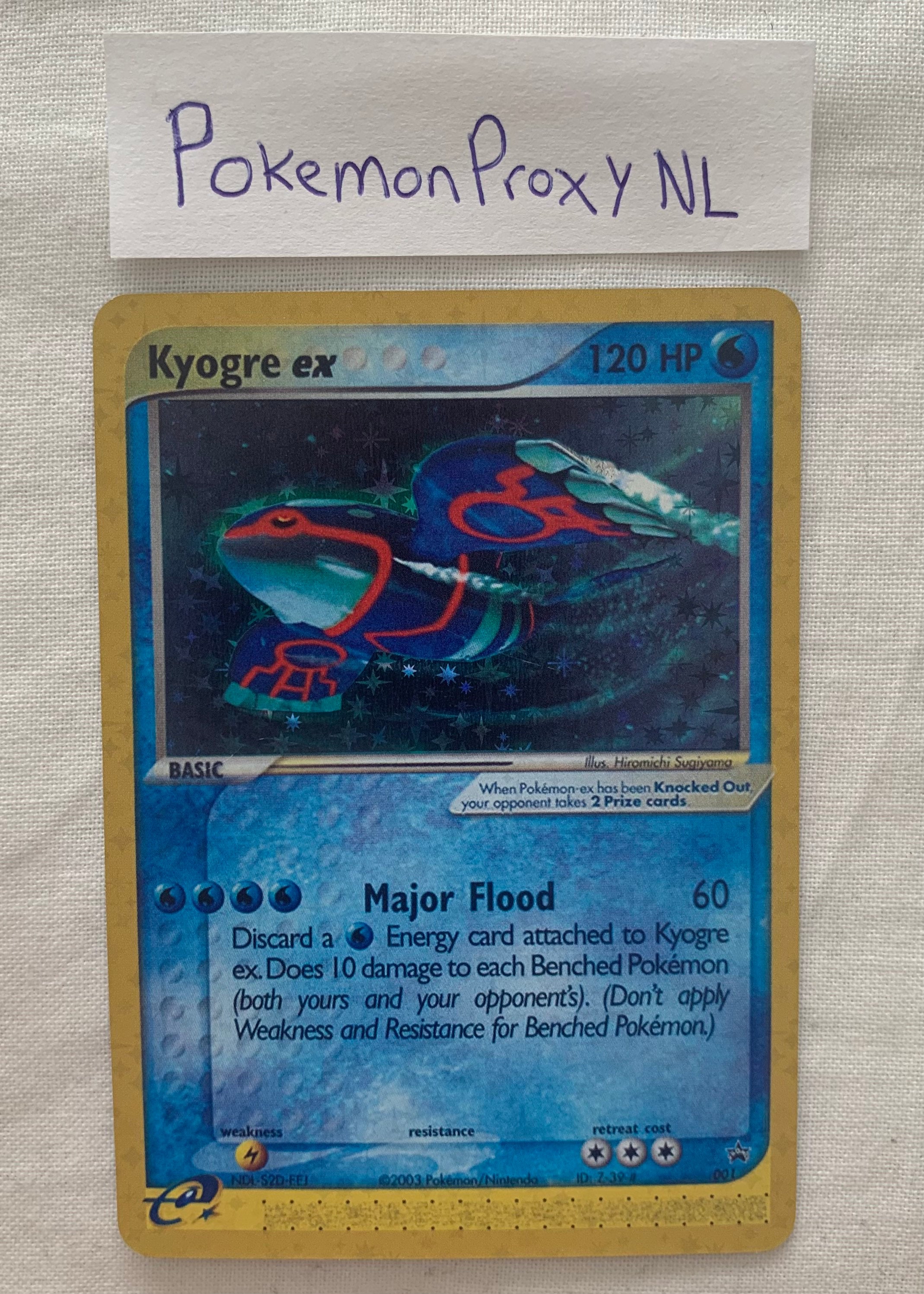 Pokemon Kyogre Ex