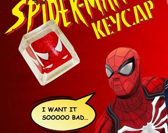 Spiderman Keycap - Etsy UK