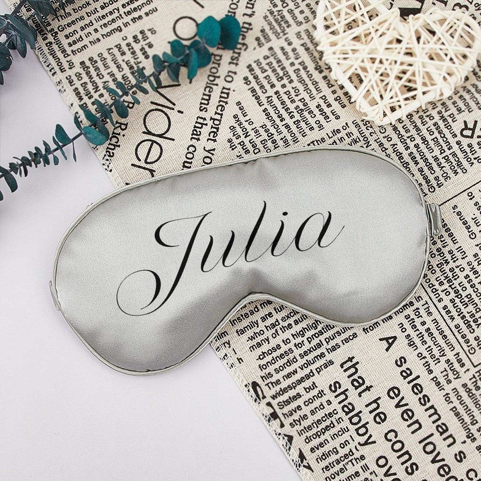 Custom Eye Mask Personalized Sleep Mask Custom Satin Eye Mask ...