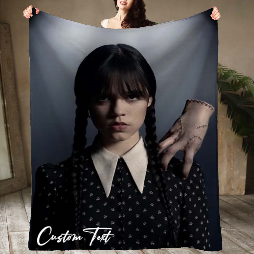 Retro Wednesday Blankets Custom Name Tapestry Christmas Gift for Boys ...