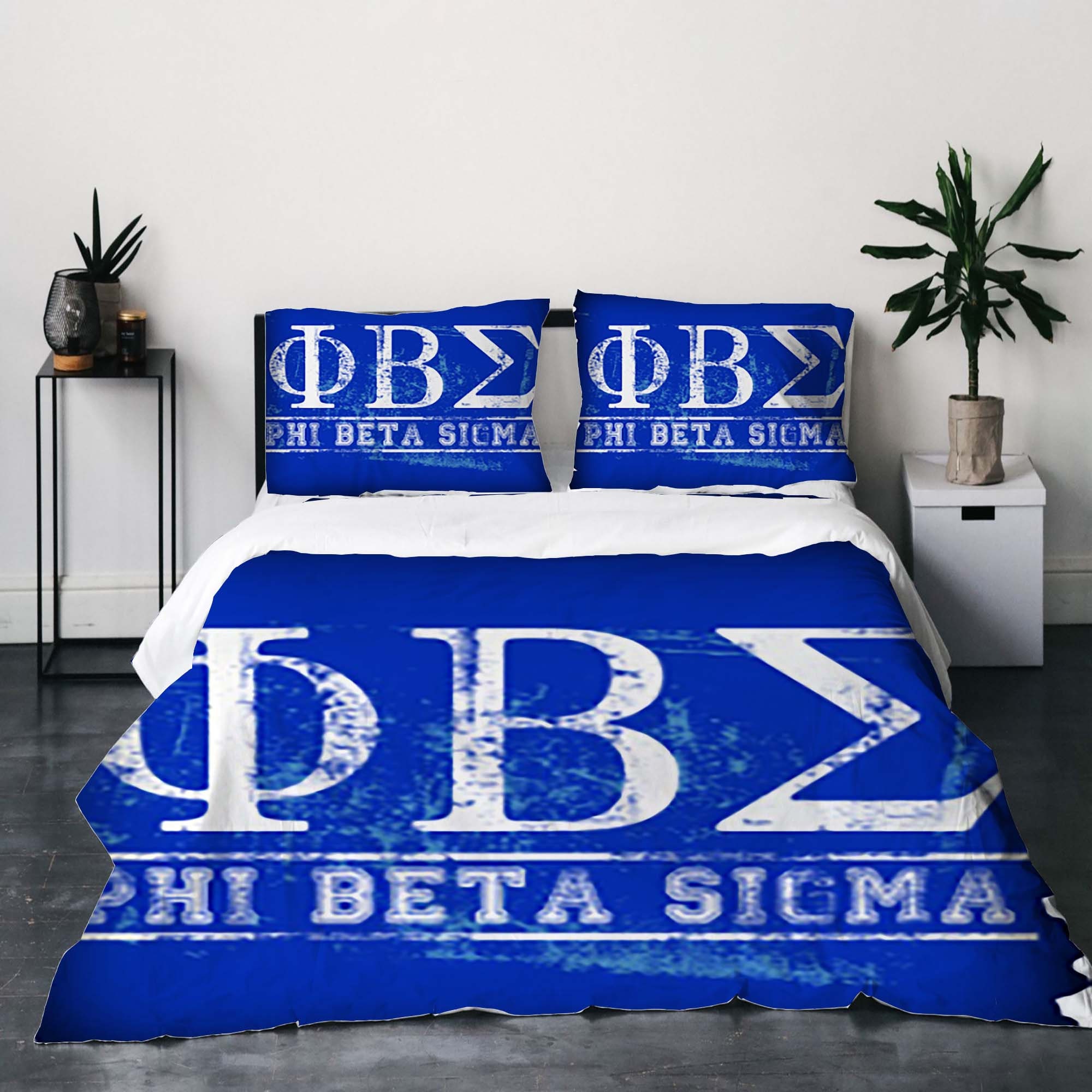 Zeta Phi Beta Light Weight Three-piece Quilt Cover Set Christmas Gift ...