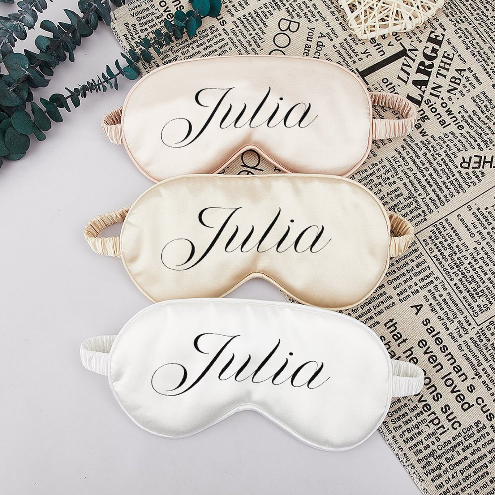 Custom Eye Mask Personalized Sleep Mask Custom Satin Eye Mask ...