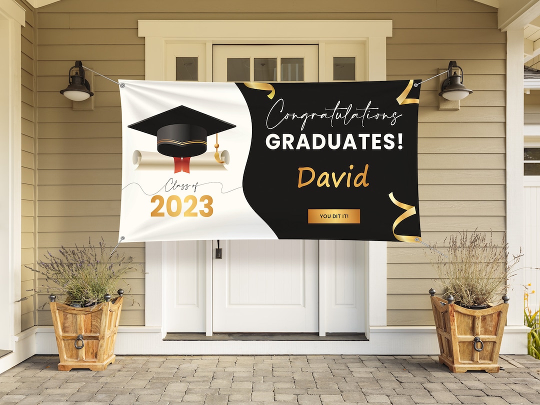 Graduation Banner 2023 Personalized,personalized Graduation Gift ...