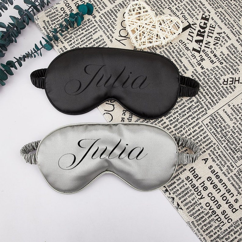 Custom Eye Mask Personalized Sleep Mask Custom Satin Eye Mask ...