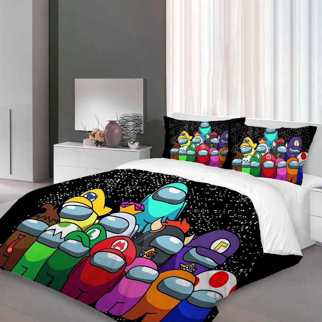 Christmas Among Us Three-piece Quilt Cover Set Christmas Gift ...