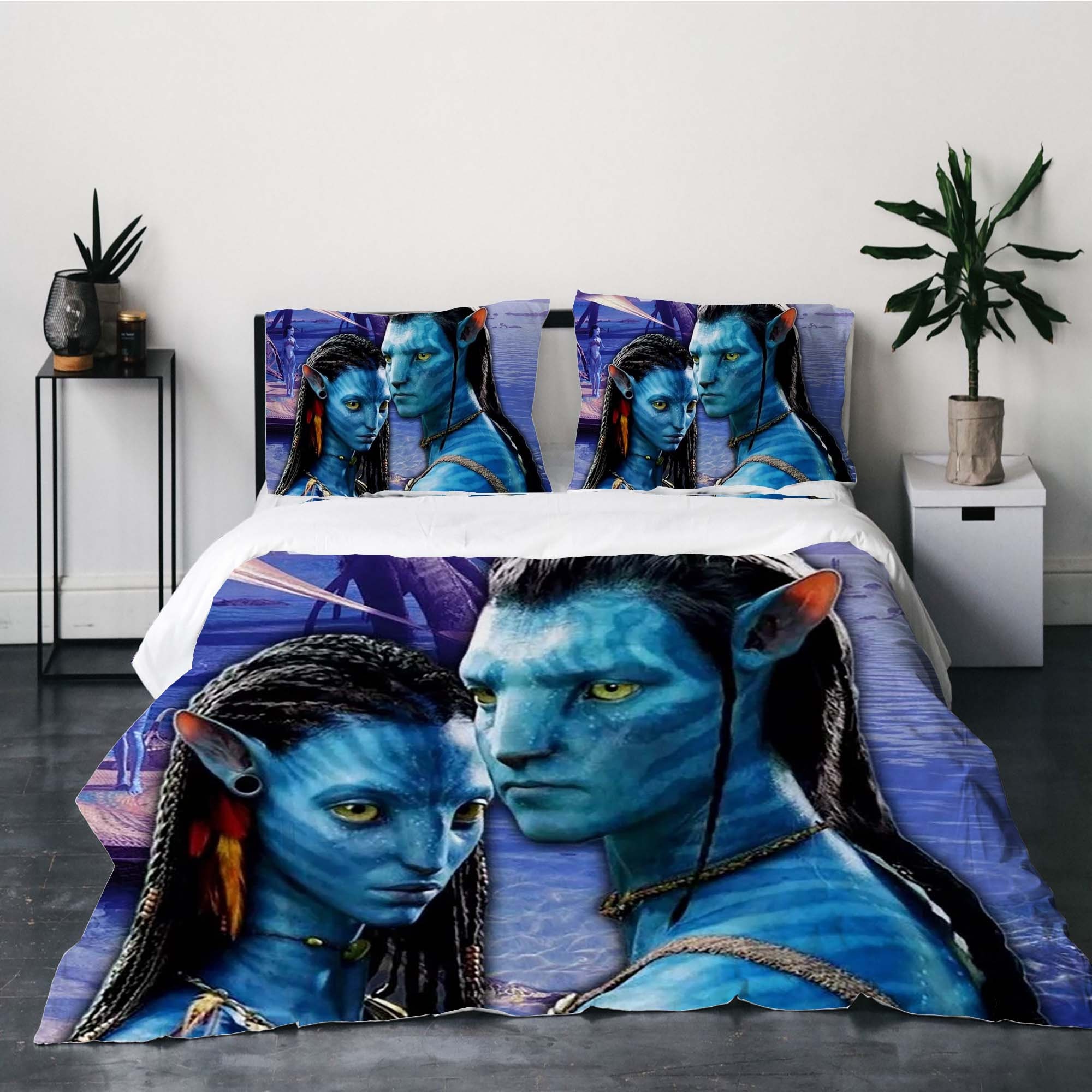 Custom DIY Avatar the Way of Waterthree-piece Quilt Cover Set Gift ...