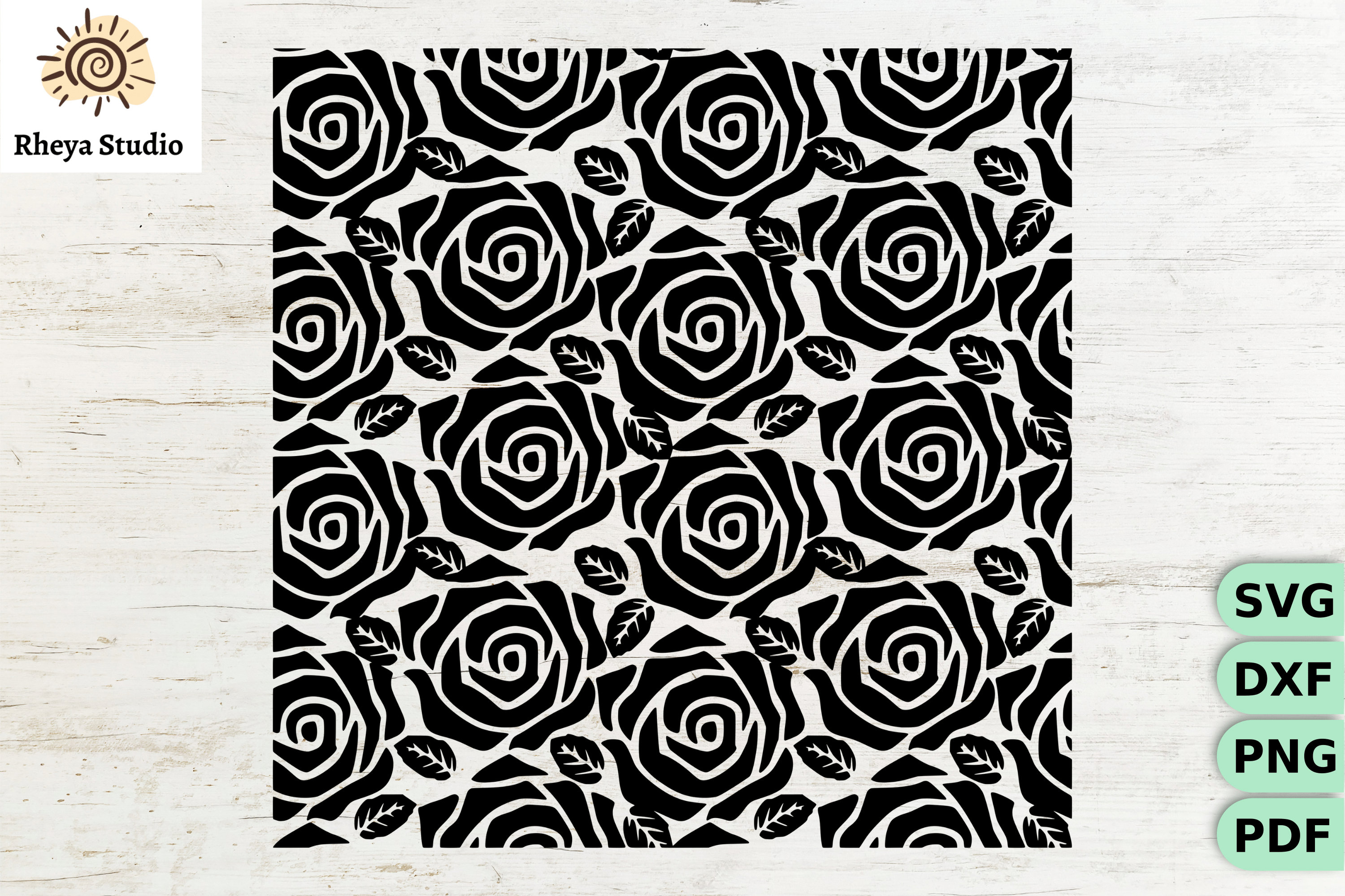 Floral Pattern Svg Flower Pattern Svg Digital Download Svg - Etsy