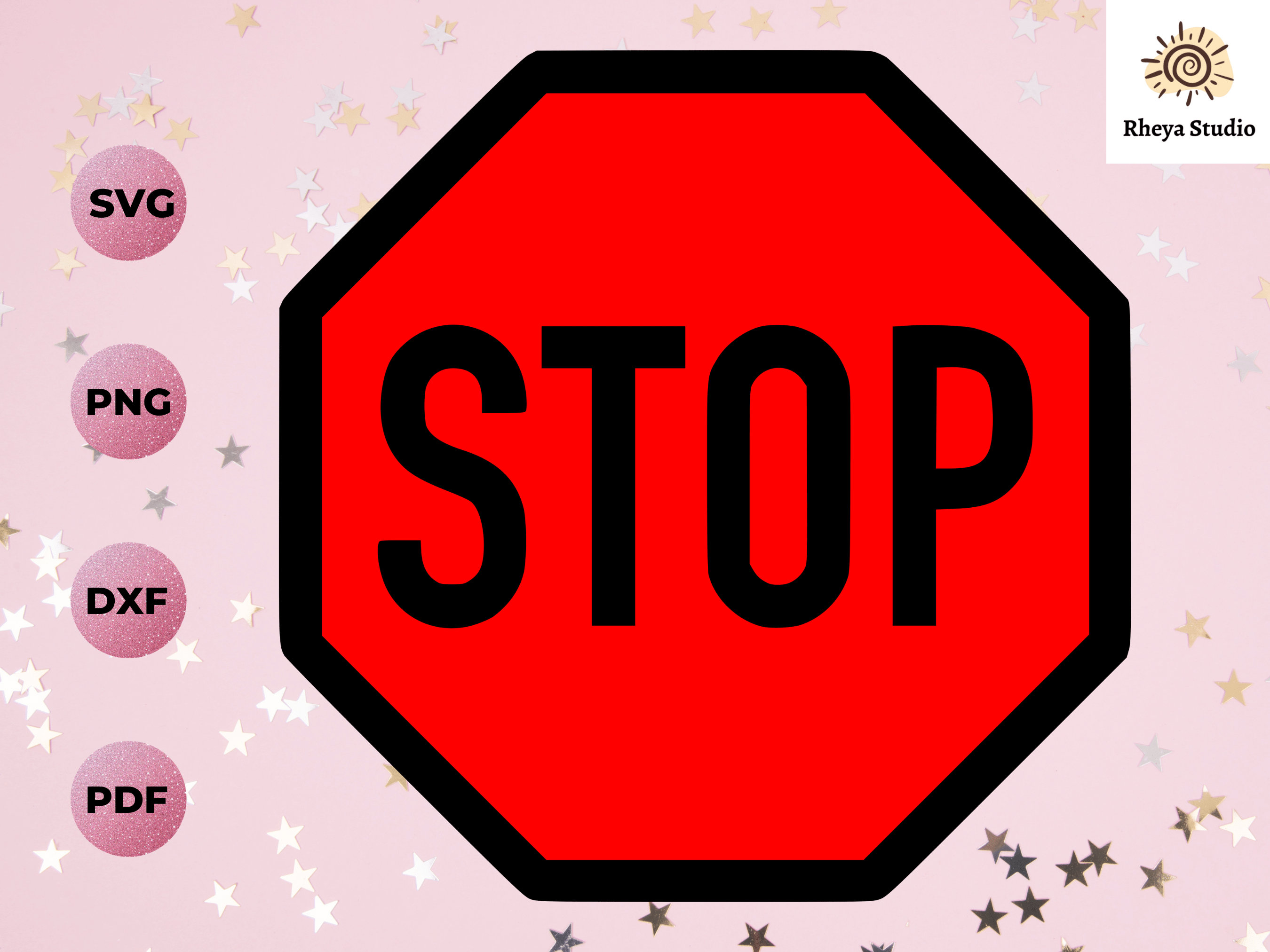 Stop Sign Svg Stop Svg Digital Download Svg Dxf Png Pdf - Etsy