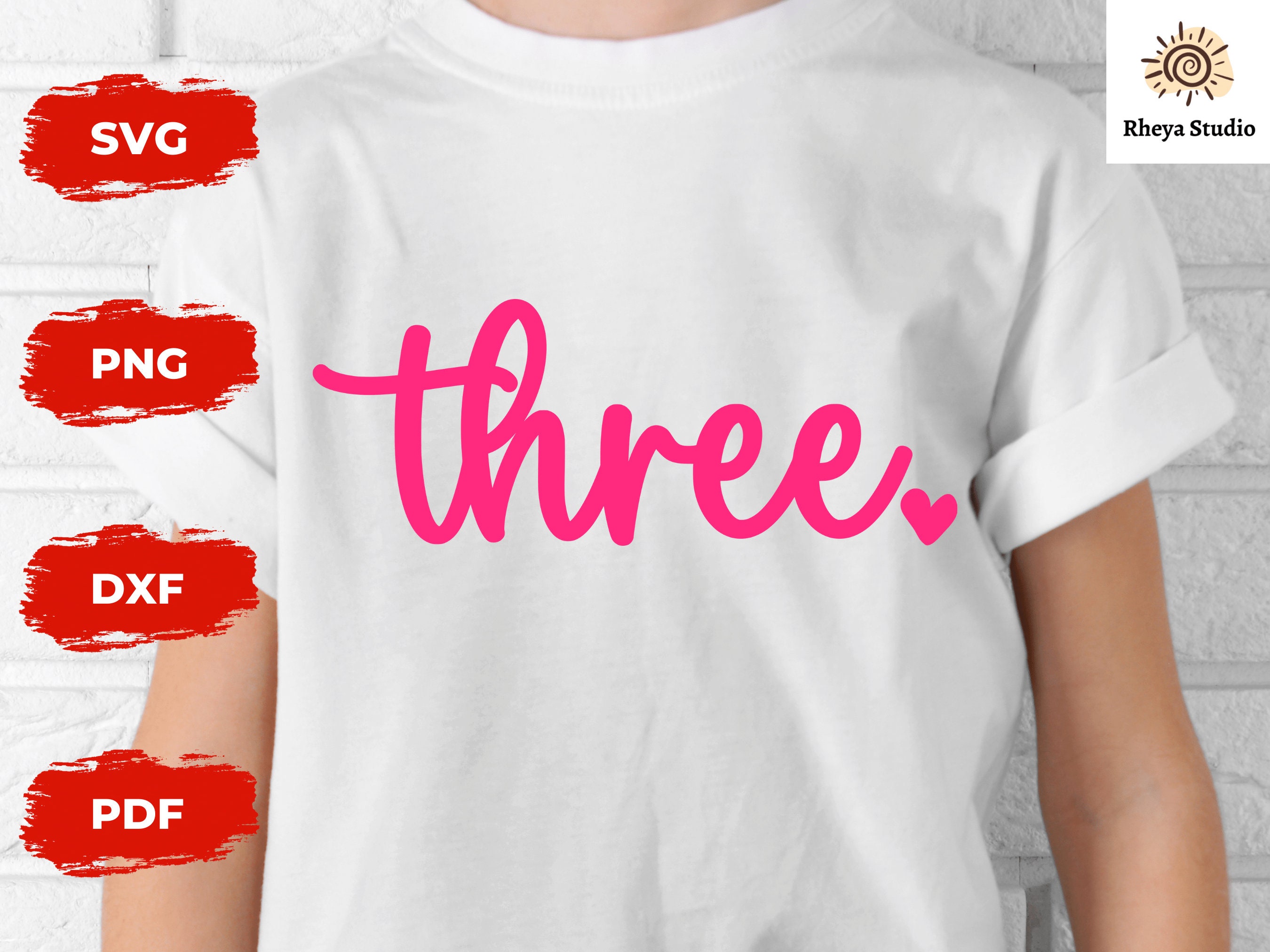 3rd Birthday Svg Third Birthday Svg Three Years Old Svg 3rd - Etsy