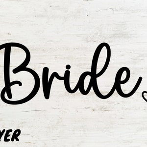Bride Svg, Team Bride Svg, Bride Crew Svg, Wedding Svg, Bride to Be Svg ...