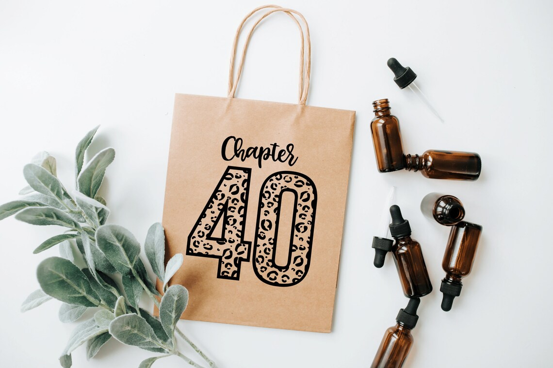 Leopard Chapter 40 Svg 40th Birthday Svg Forty Birthday Svg - Etsy