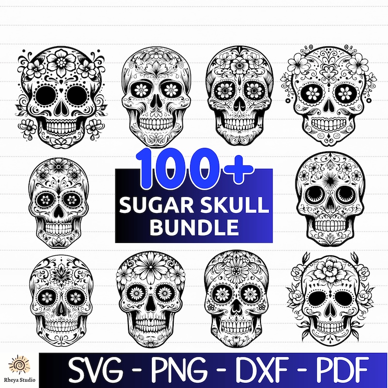 Printable Skull Stickers - Etsy