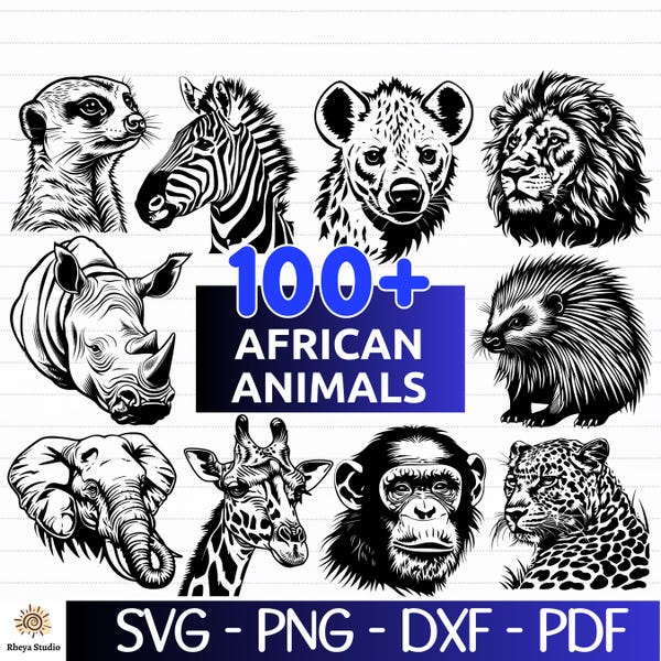 African Animals - Etsy