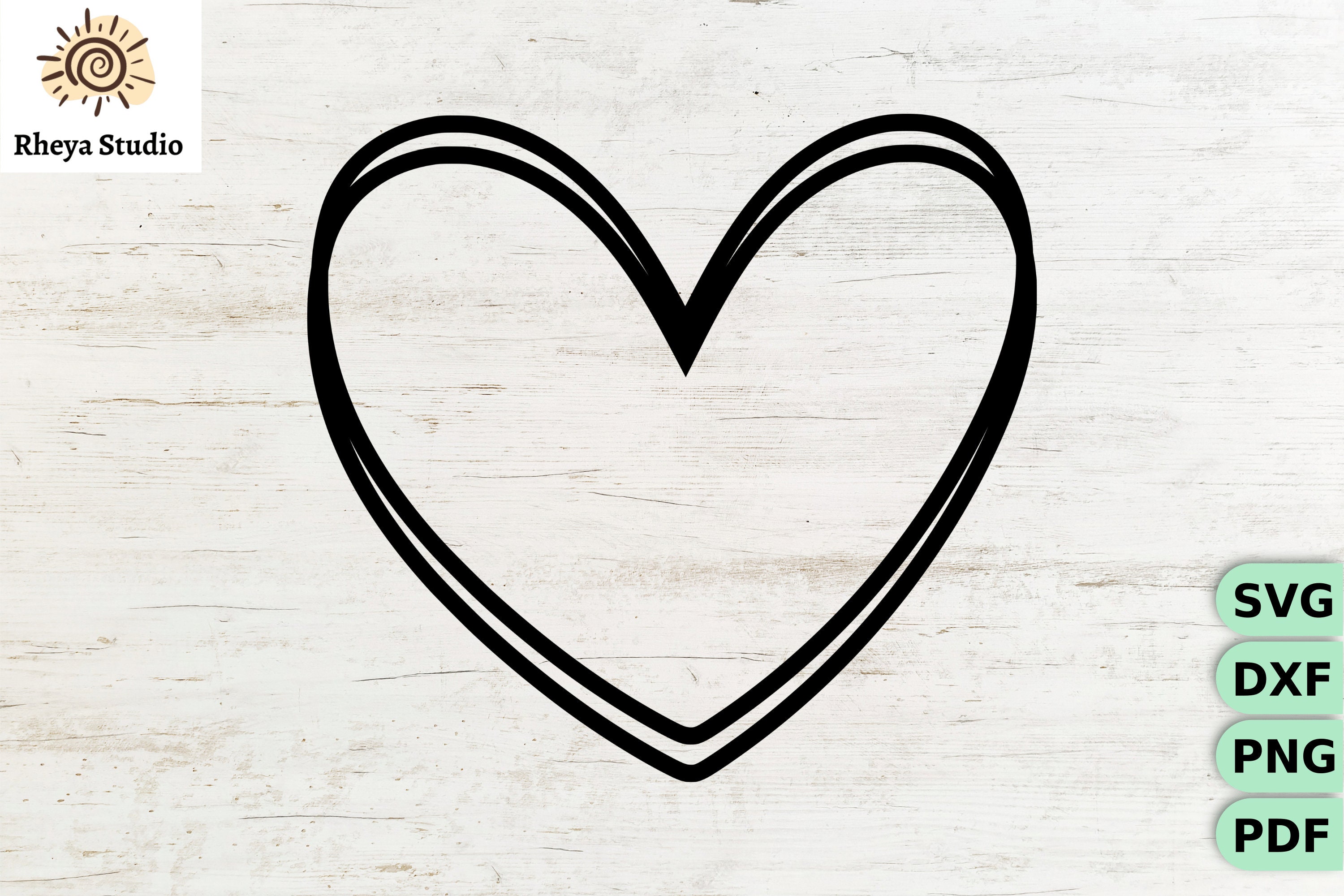 Heart Svg Love Svg Heart Outline Svg Heart Name Frame Svg - Etsy