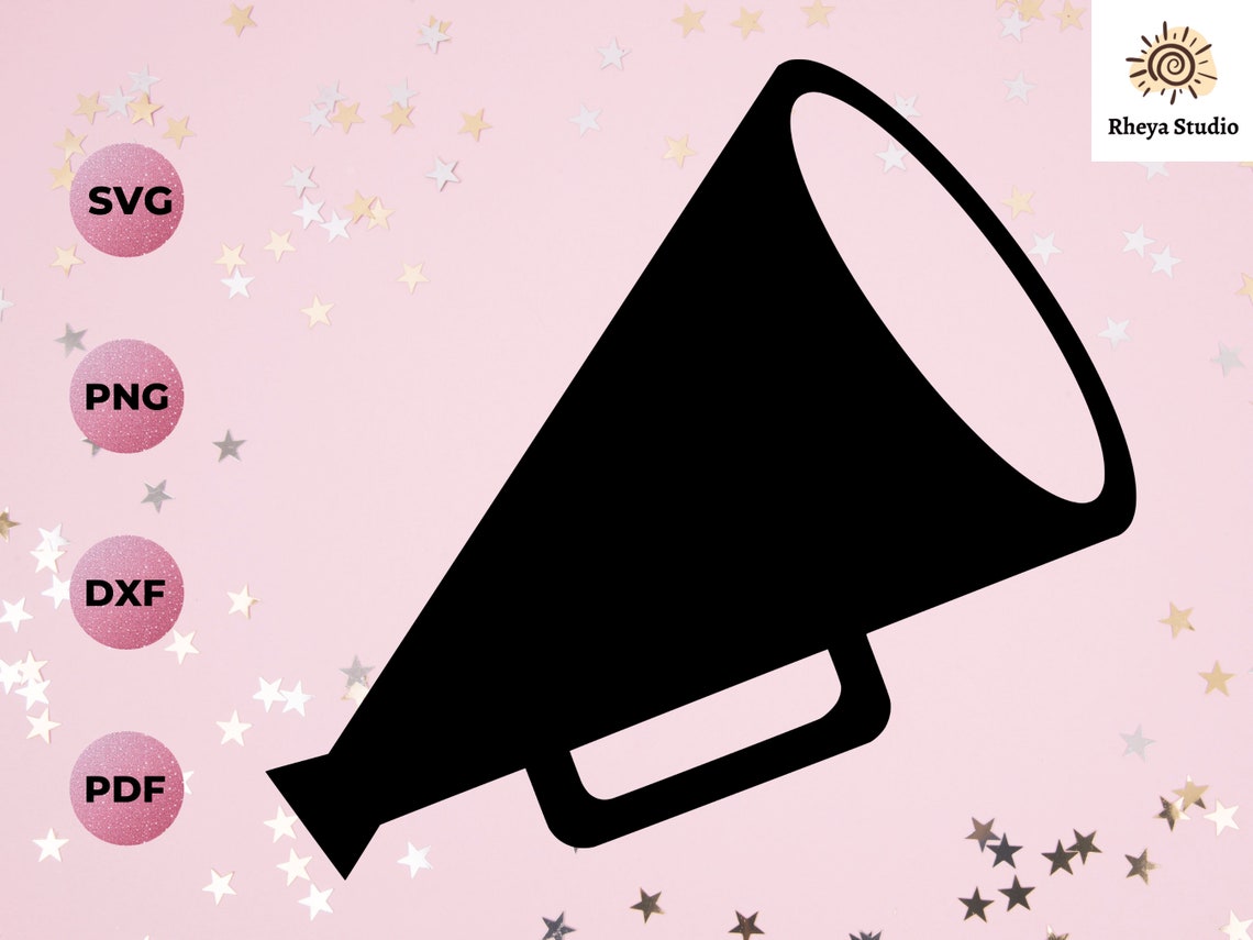 Megaphone Svg Cheer Svg Cheer Mom Svg Digital Download - Etsy