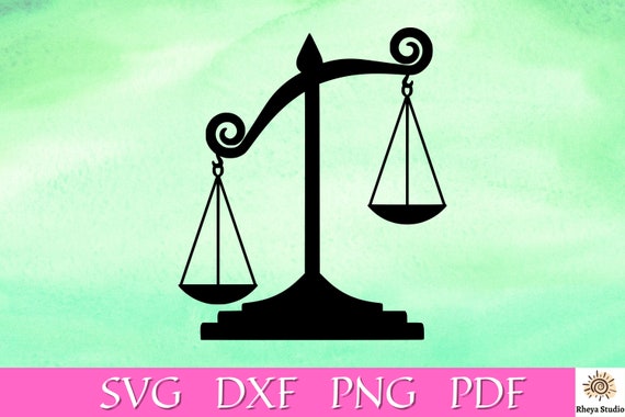 Scales of Justice Svg Scales Svg Lawyer Svg Judge Svg - Etsy