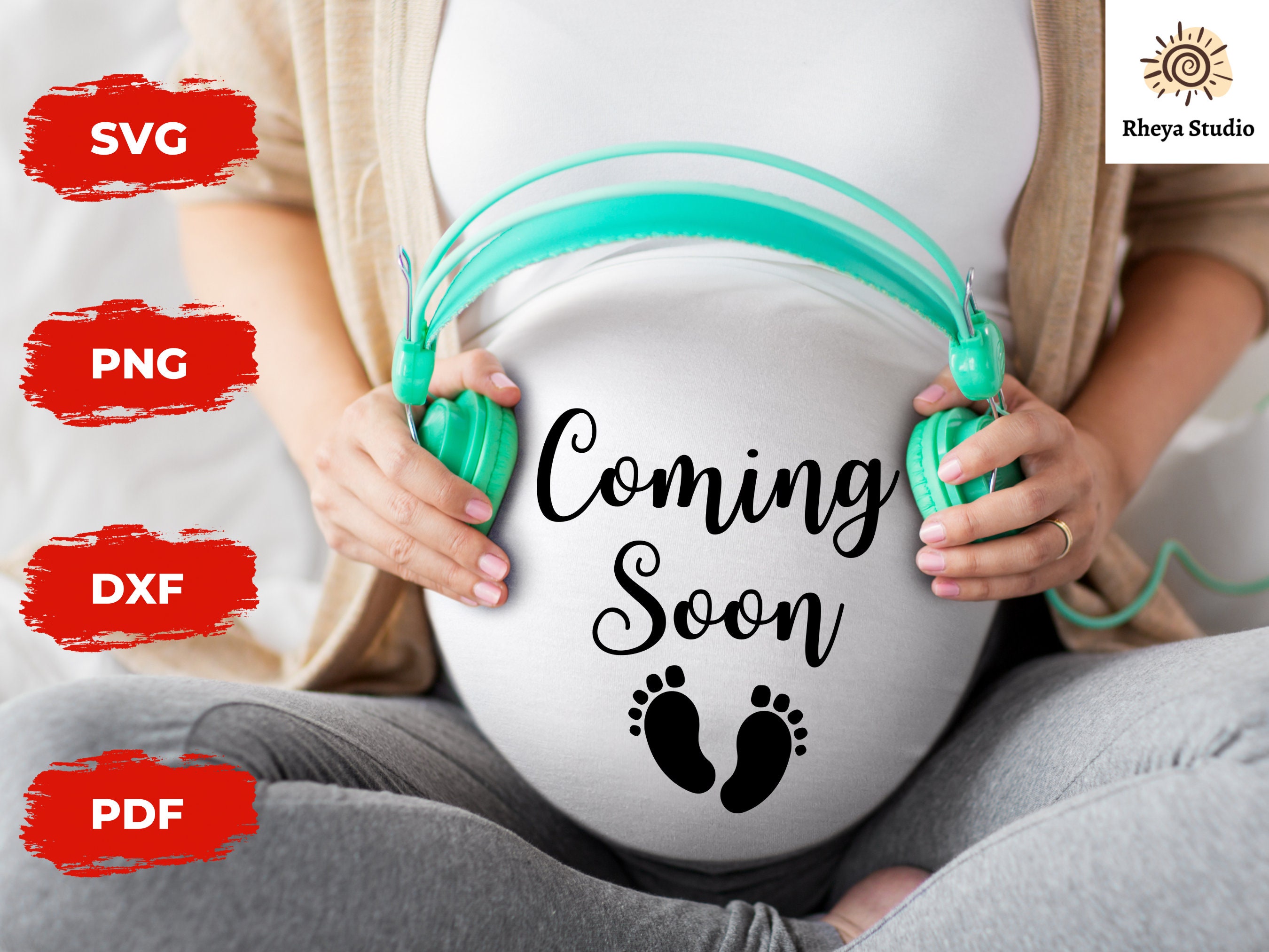 Coming Soon Svg Digital Download Svg Dxf Png Pdf Baby - Etsy