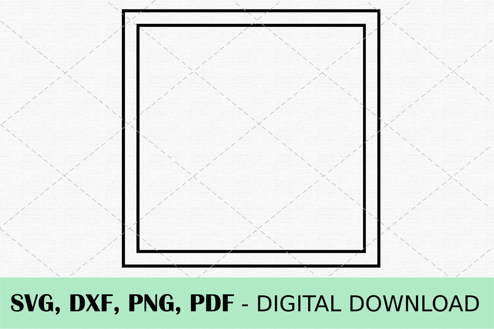 Square Frame Svg Bundle Digital Download Svg Dxf Png Pdf - Etsy
