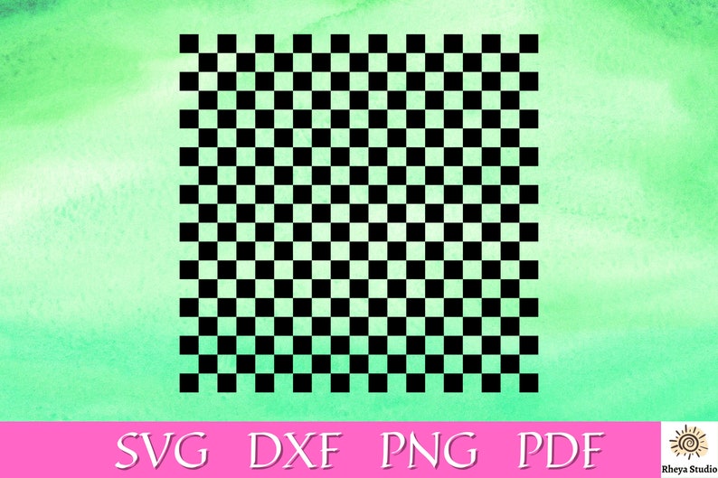 Checkered Pattern Svg Checker Bord Svg Digital Download | Etsy