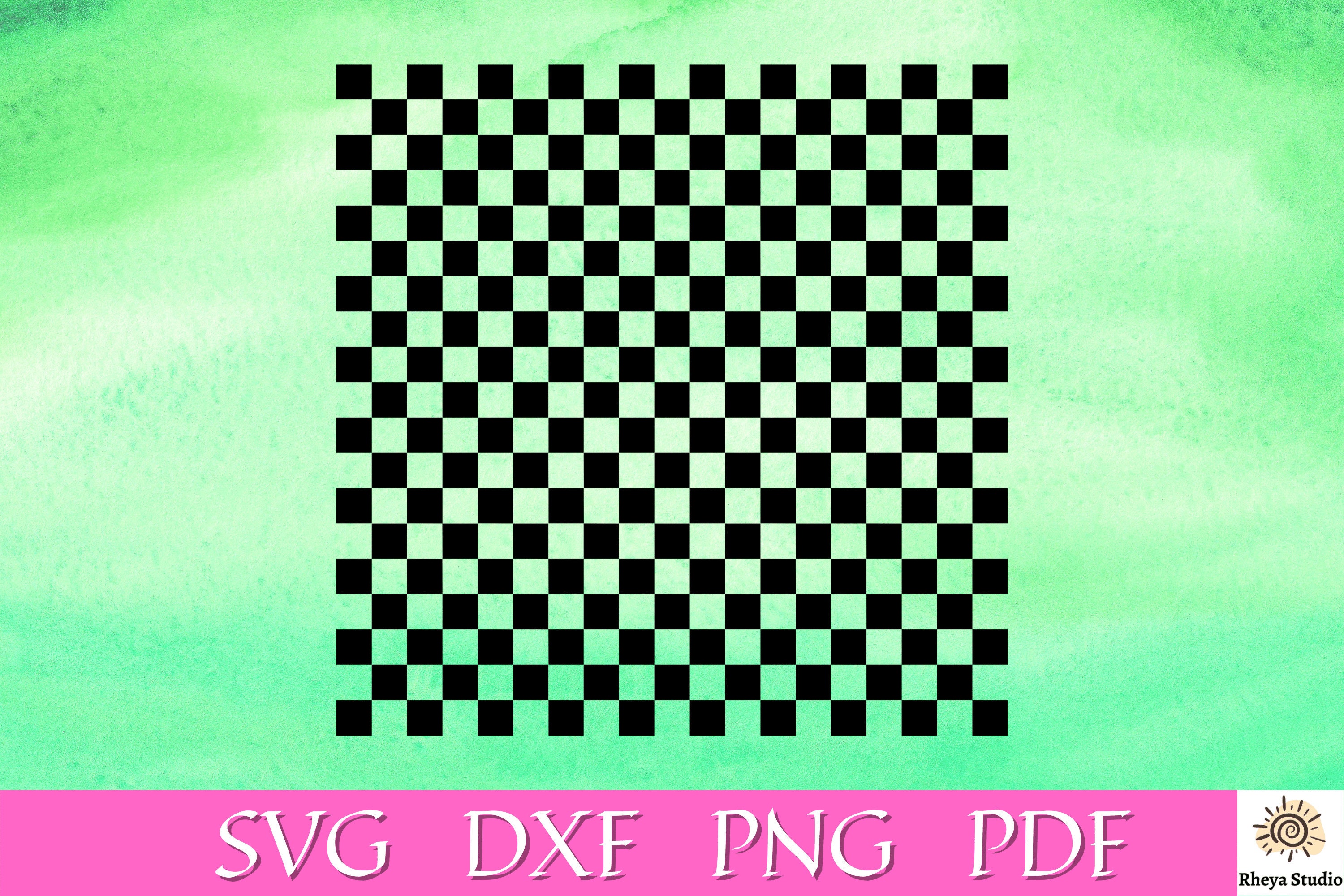 Checkered Pattern Svg Checker Bord Svg Digital Download - Etsy