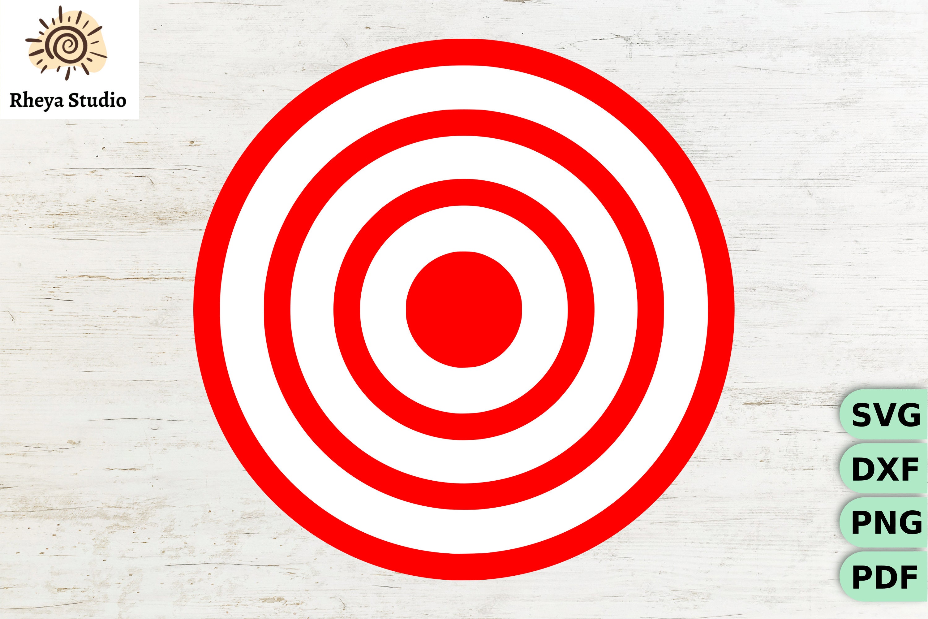 Target Svg Bull's Eye Svg Digital Download Svg Dxf - Etsy