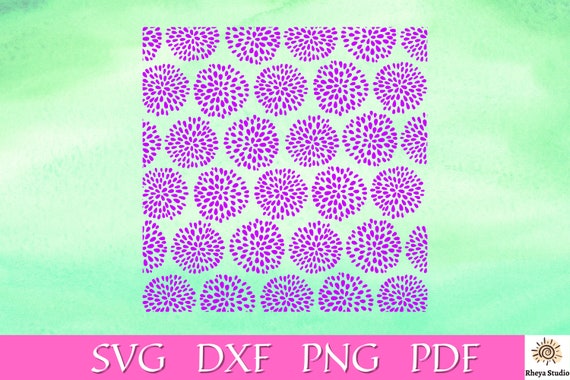 Floral Pattern Svg Flower Pattern Svg Digital Download Svg - Etsy