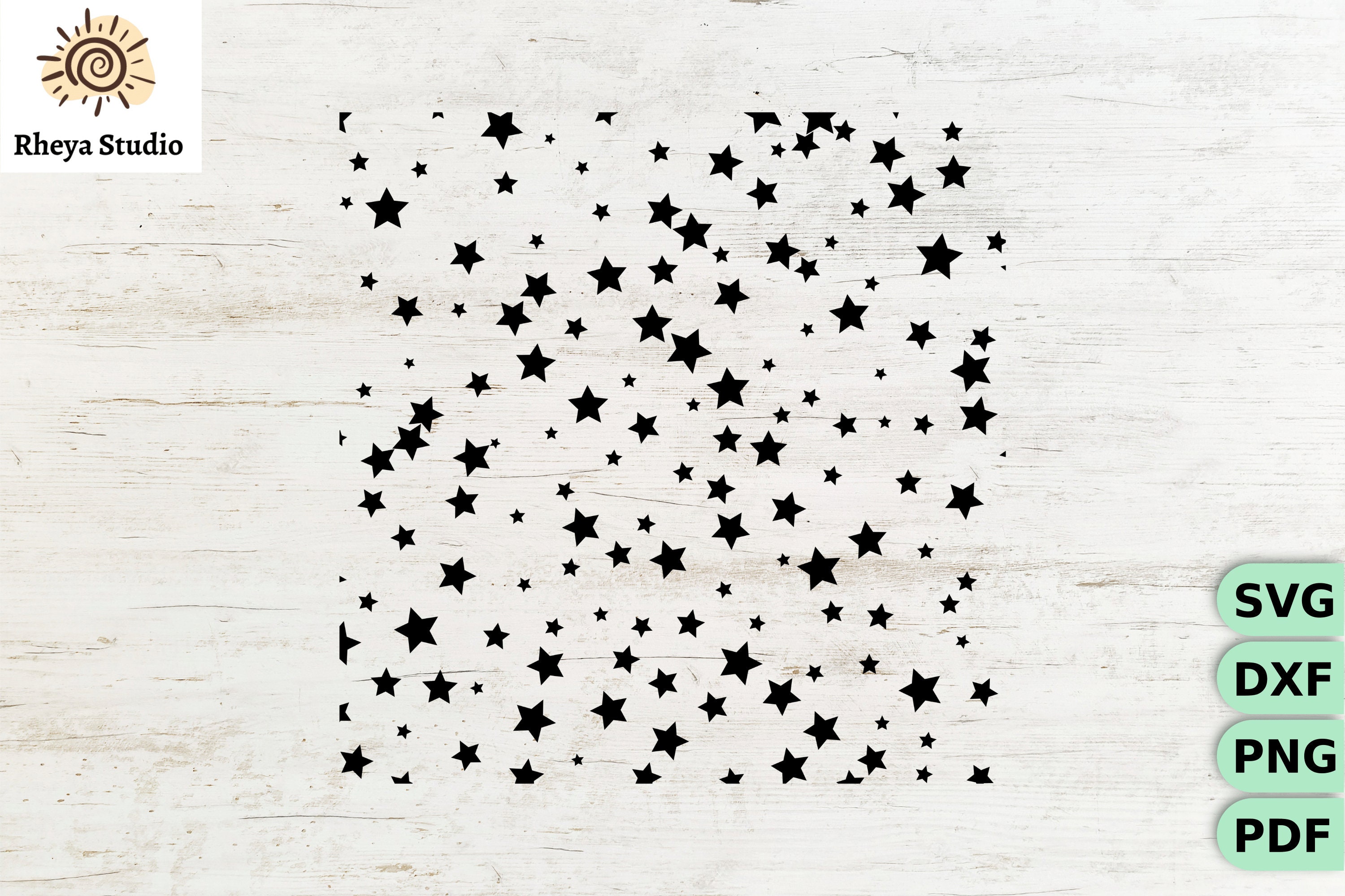 Stars Pattern Svg Stars Svg Digital Download Svg Dxf Png - Etsy