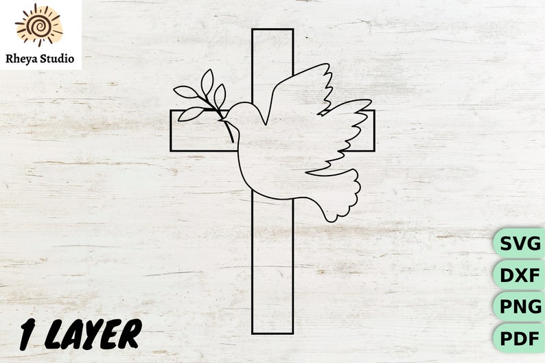 Dove and Cross Svg, Dove Cross Bundle, Dove Svg, Cross Svg, Cross Png ...