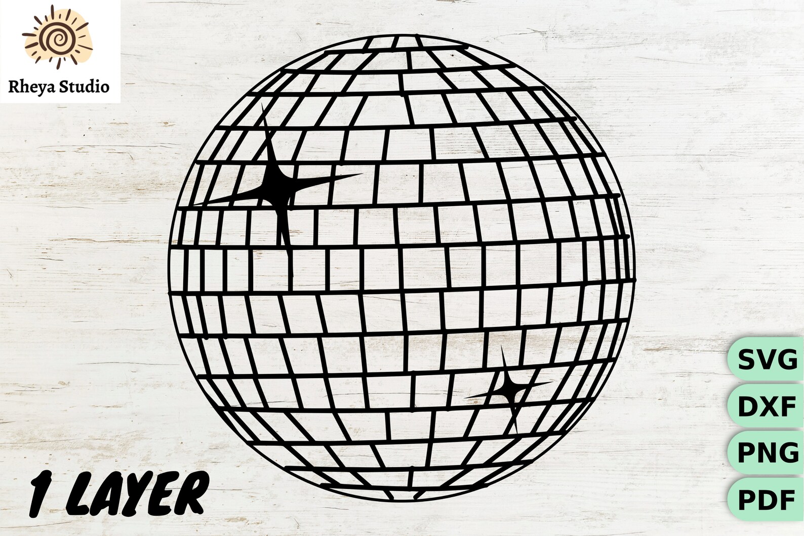 Disco Ball Svg Party Svg Disco Svg Digital Download Svg - Etsy