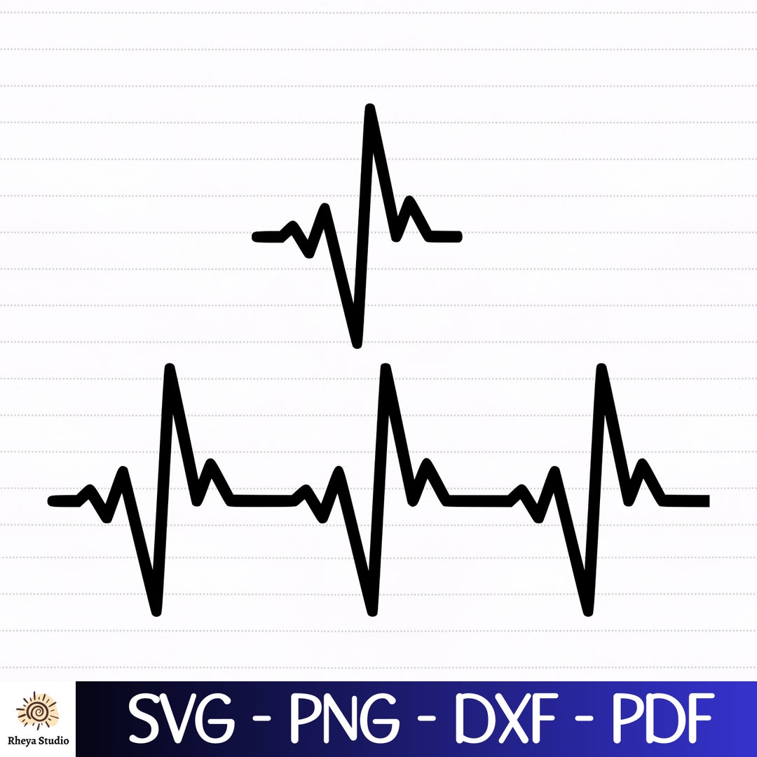Heartbeat Svg Heart Beat Svg EKG Svg Digital Download Svg - Etsy UK