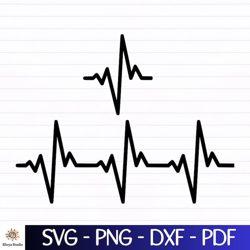 Heart Beat Svg - Etsy