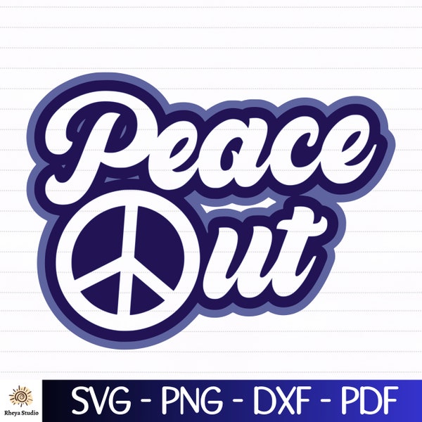 Peace Sign Svg - Etsy